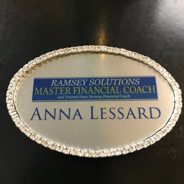 Wearable Magnetic Rhinestone Bling Name Tags. With Your Logo and Names ...