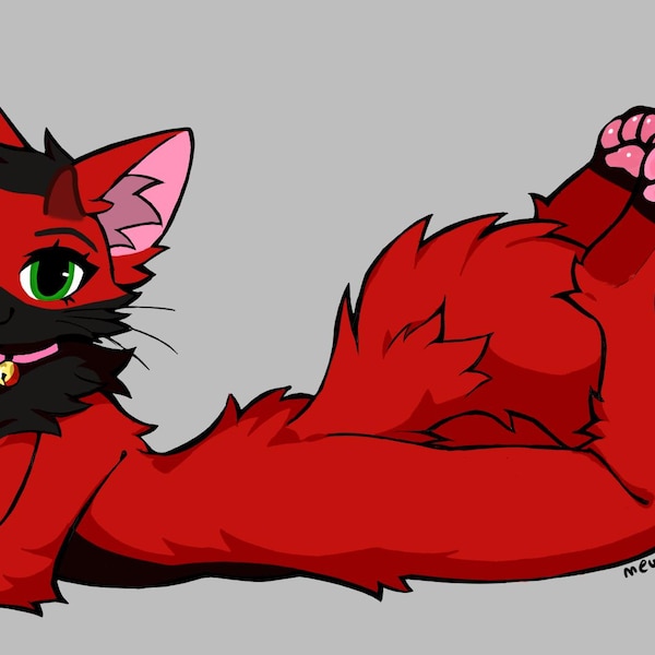 Trippy Furry Kitty Cat Maw Base Lineart Feline Female Male Base - Etsy