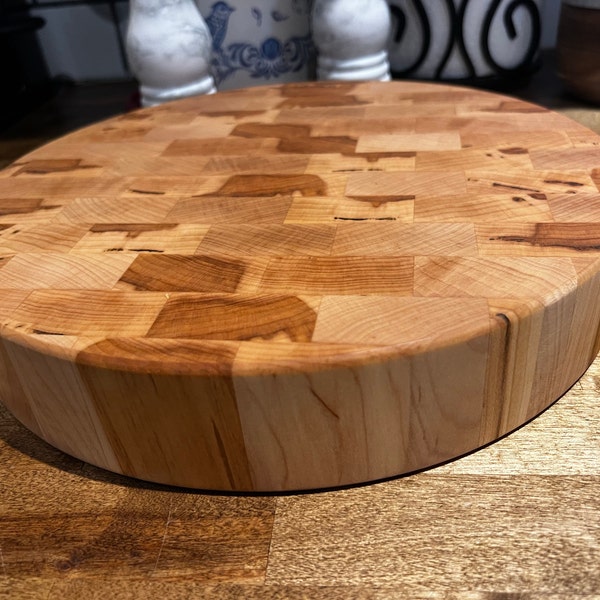Maple End Grain Cutting Board Set - Etsy