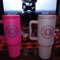 Scope and Deer Track Monogram // Monogram Decal // Car Monogram Decal ...