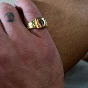 WAVEY Wave Ring. Wavey Ring. Statement Ring. Gold Plated - Etsy UK