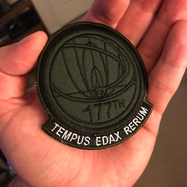 177th Temporal Recon Unit "tempus Edax Rerum" Insignia Patch - Etsy