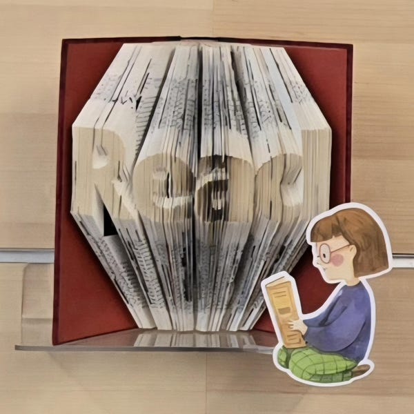 Read Book Folding Pattern and Beginners Tutorial. Folded Book Art ...
