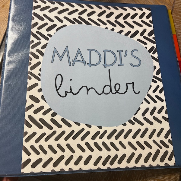 EDITABLE Colorful Binder Covers & Spines | Printable Binder Covers ...