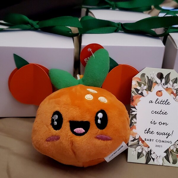 Orange Party Favor Boxes, Little Cutie Theme (ships Flat) - Etsy