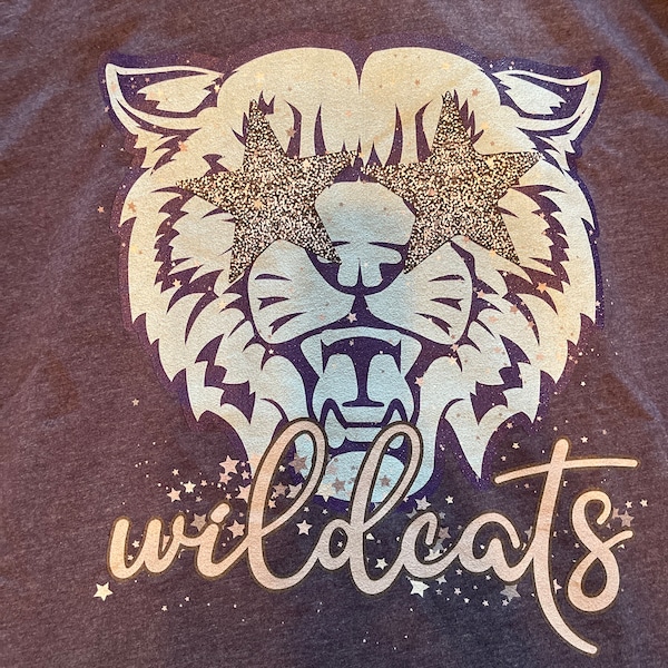 Wildcats Sweatshirt, Preppy Wildcat Sweatshirt, Teacher Sweatshirt ...