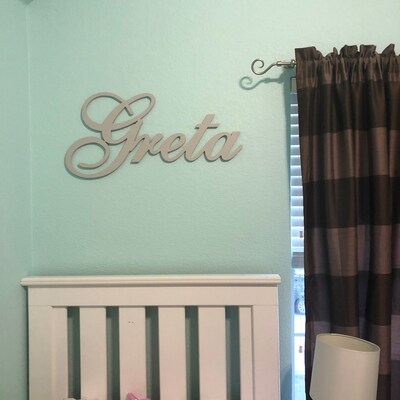 Name Wall Hanging, Wooden Name Sign, Name Wall Art, Name Sign for ...