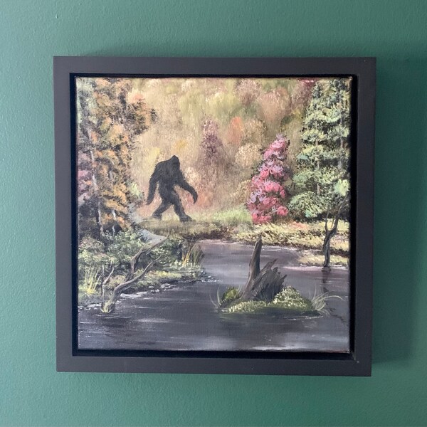 Bigfoot Handmade Art Woodburning Pyrography - Etsy