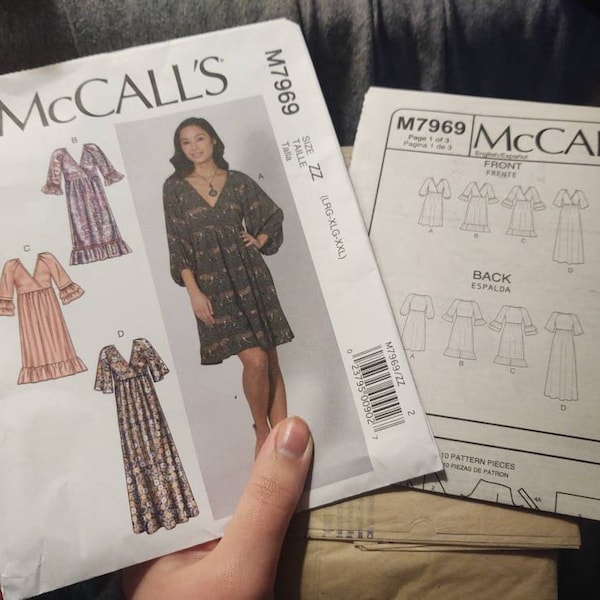 Sewing Pattern for Womens Dress, Summer Dress, Maxi Dress Pattern, V ...