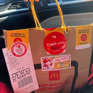 Personalized Doordash Labels Delivery FUN Stickers Food Delivery Chibi ...