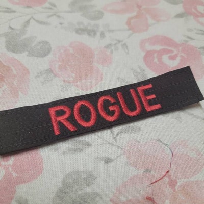 CUSTOM Embroidered NAME TAPE With Hook Fastener - Etsy