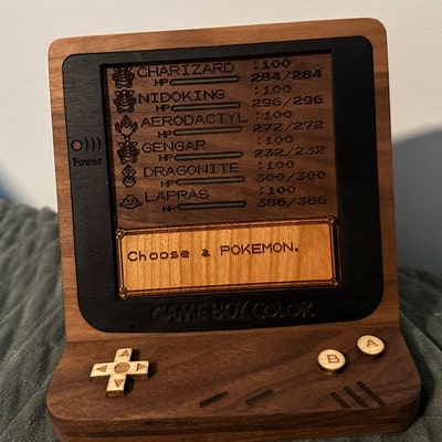 Custom Pokemon Red/blue Menu Screen - Etsy