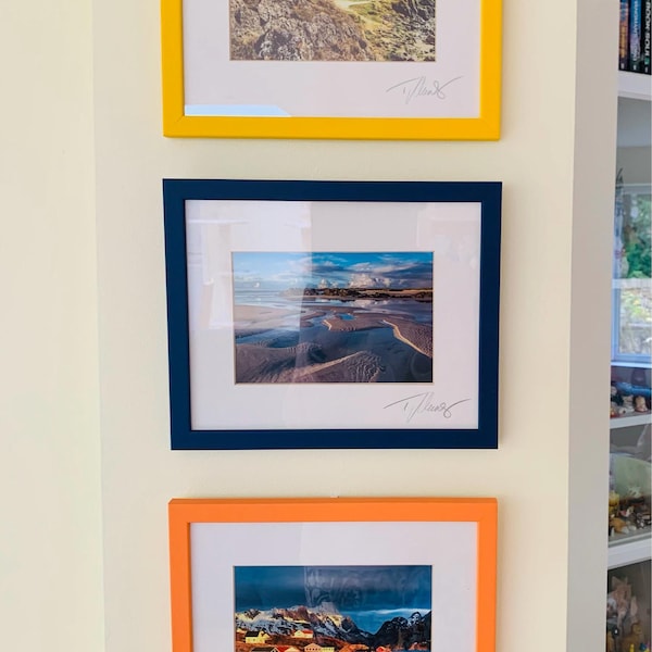 Vibrant Colour Picture Frames Handmade to Order for All Poster / Photo ...
