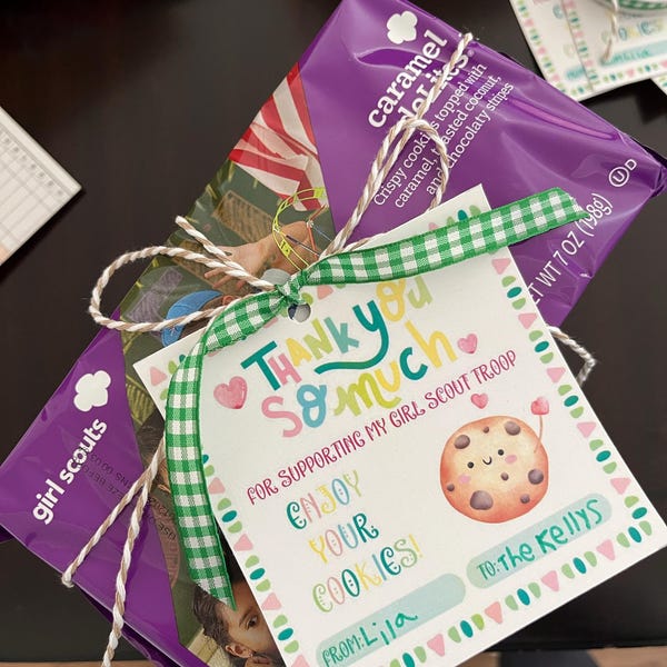 Girl Scout Cookie Sign 2024 2025, LBB ABC Cookie Menu, Price List ...