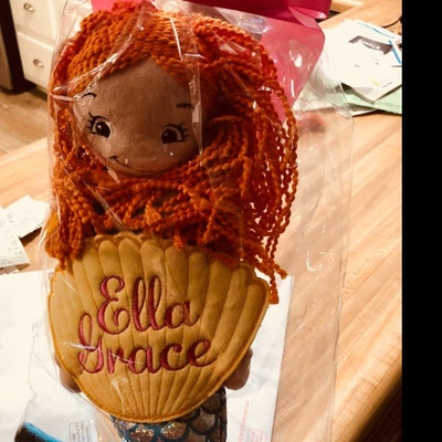 Personalized Mermaid Doll, Cubbies Rag Doll, Personalized Doll ...