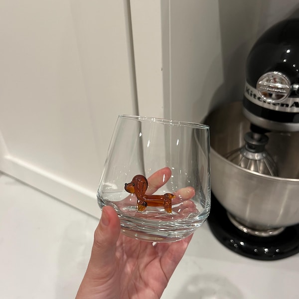 5 Pieces Set of Tiny Cute Dog Shot Glasses Tequila Glasses Gift for Her ...