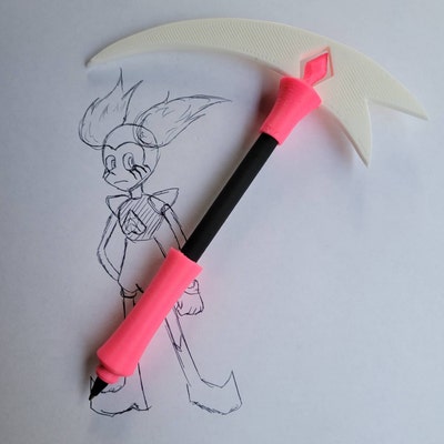 Spinel's Gem Rejuvenator Scythe Pen From Steven Universe: the Movie - Etsy