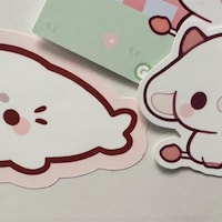 Mushroom Friend on a Log Sap Stickers Cute Decal Cut - Etsy Canada