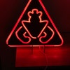 FNAF Security Breach Warning Sign , Neon Like , LED , Light , Wall ...
