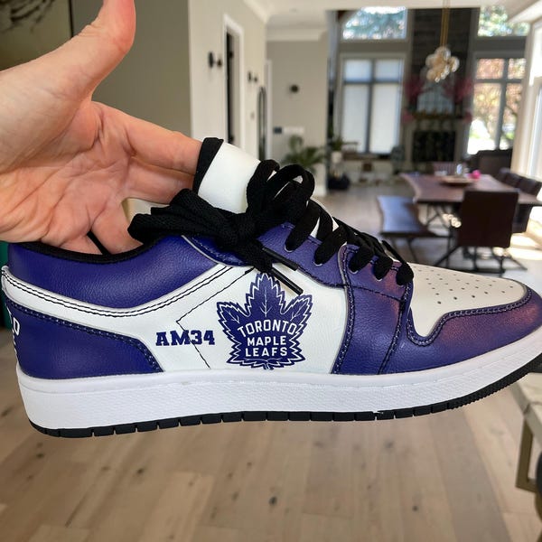Custom College Team Aj1-style Sneakers, Personalized Unofficial Shoes ...