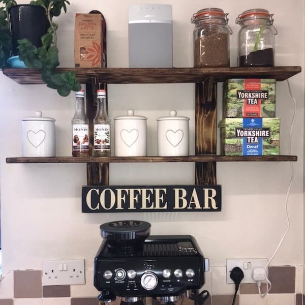 Kitchen Sign Coffee Bar Sign Cafe Old Vintage Style Tea Bakery Kitchen ...
