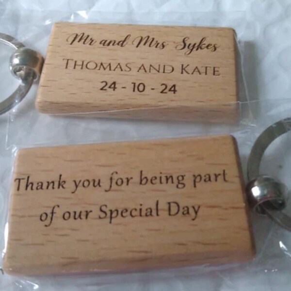 House Key Tags, House Key Fobs, Labelled House Keyrings, Wooden House ...