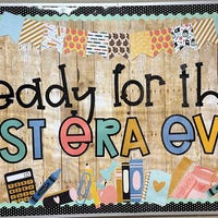 Retro, Back to School Groovy Bulletin Board Kit, Retro Vibes Theme ...