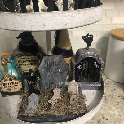 Skeleton Centerpiece Crypt Centerpiece Cemetery Centerpiece - Etsy