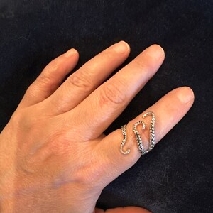 School of Fish Wrap Ring Handmade, Ocean Inspired, Beach Jewelry, Sea ...