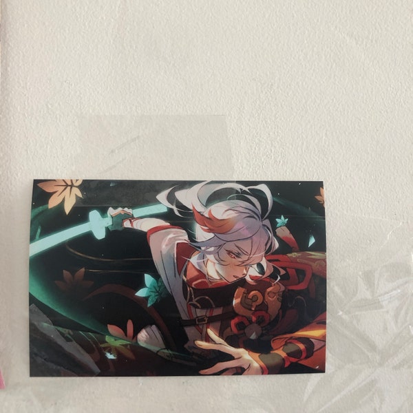 Kazuha (genshin Impact) Autumn Flash || 4"x6" Mini Print, 11"x17 ...