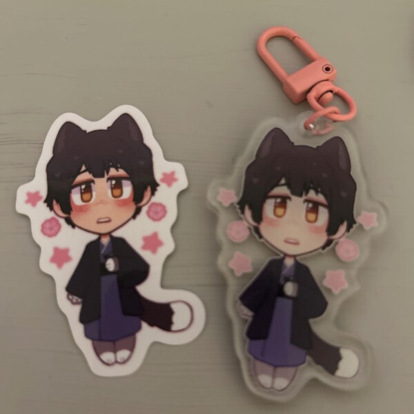 MHA Kitty Stickers - Etsy