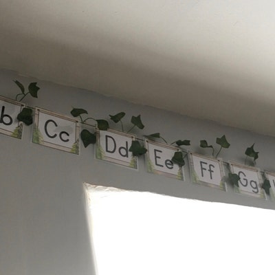 Printable Alphabet Wall Poster, Camping Theme Classroom Decor, Camp ...