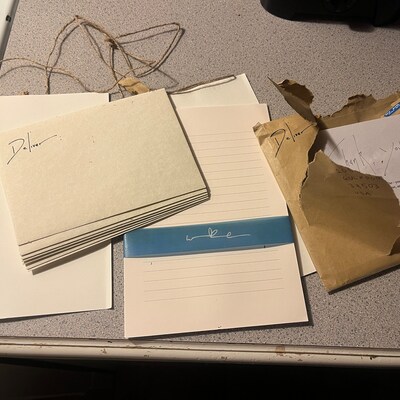 Calligraphy Stationery Set - Etsy