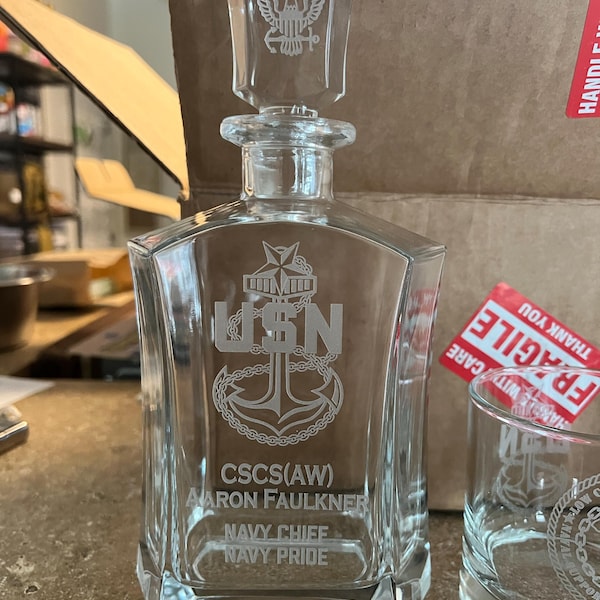 Infinity Whiskey Decanter, Blended Bourbon Decanter, Whiskey Gift ...