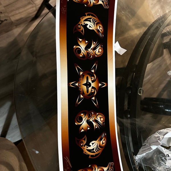 Coast Salish First Nation ''frog'' Embroidered Patch Pacific North West ...