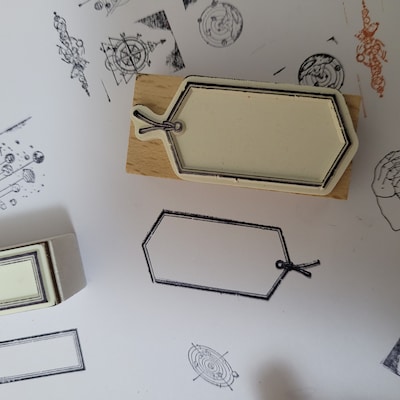 5 Style Labeling Stamp Frame Border Stamp for Card Making Label Planner ...