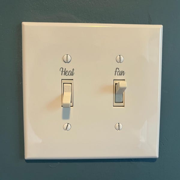Custom Light Switch Labels // Light Switch Stickers // Light Plate ...