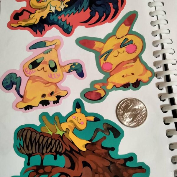 Primarina Brionne and Popplio Stickers - Etsy