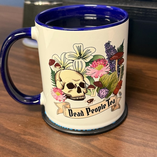 DEAD PEOPLE TEA, Critical Roleplayer Mug, Dnd Cofee Lover Gift for Her ...