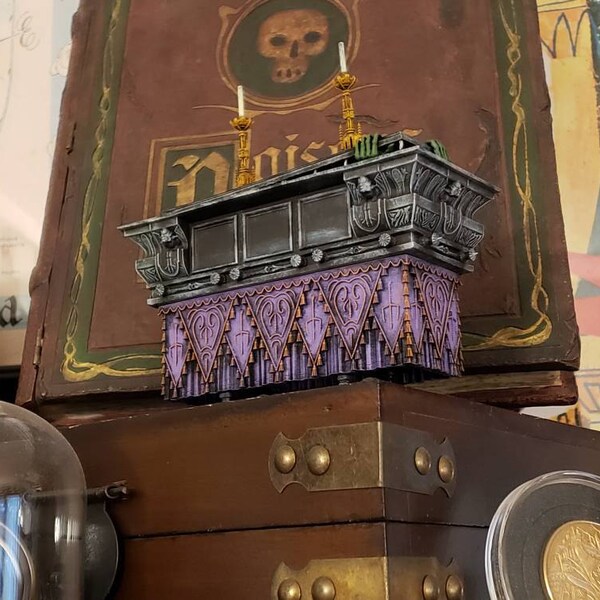 Haunted Mansion Ghost Tomb,crypt Fully Functional, Hidden Mickey Head ...