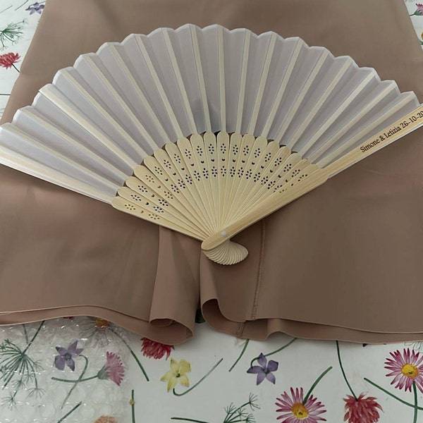 10pcs Personalized Wedding Hand Fans, Gift for Engagement,bridal Gifts ...