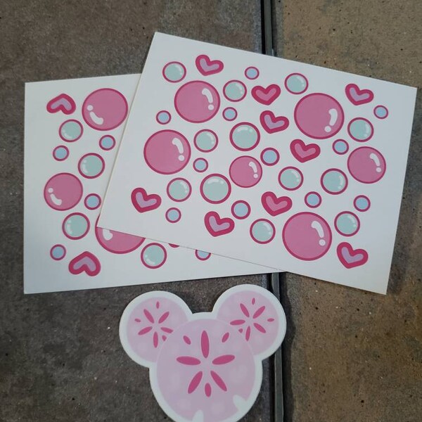 Mickey Balloon Sticker | Clear Sticker | Disney Sticker | Waterproof ...
