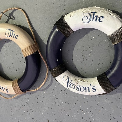 Custom Life Ring Nautical Decor Custom Life Ring Gift for Sailor ...
