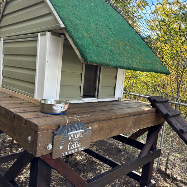 Cat Definition Wood Sign, Stained Wood Cat Sign, Cat Themed Decorations ...