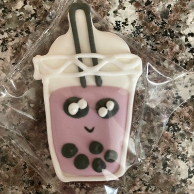 Boba Bubble Tea MINI Cookies - Etsy