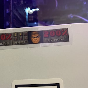 Original Doom Health Bar Stickers - Etsy