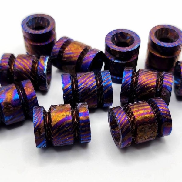 Titanium Damascus Billet 15" X 2" X .2" - Damascus Knives - Mokuti ...