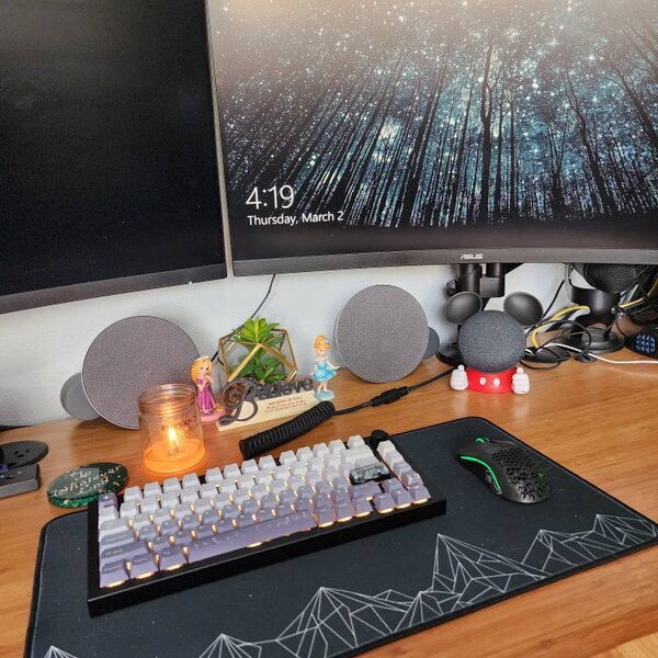 Mechanical Keyboard Keycaps Black to Gray Gradient for Cherry MX Stem ...