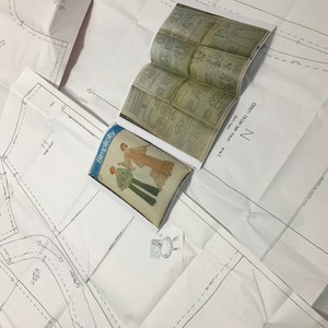 Tracing COPY of Vintage Simplicity 7327 Gunne Sax Style Sewing Pattern ...