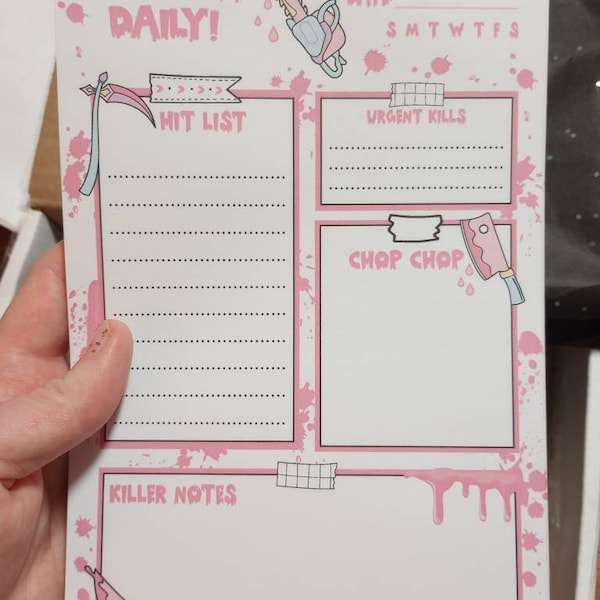 Pink Witch Notepad Pink Halloween Notepad Coven Bookish Memo Pad Halloween Bookish - Etsy